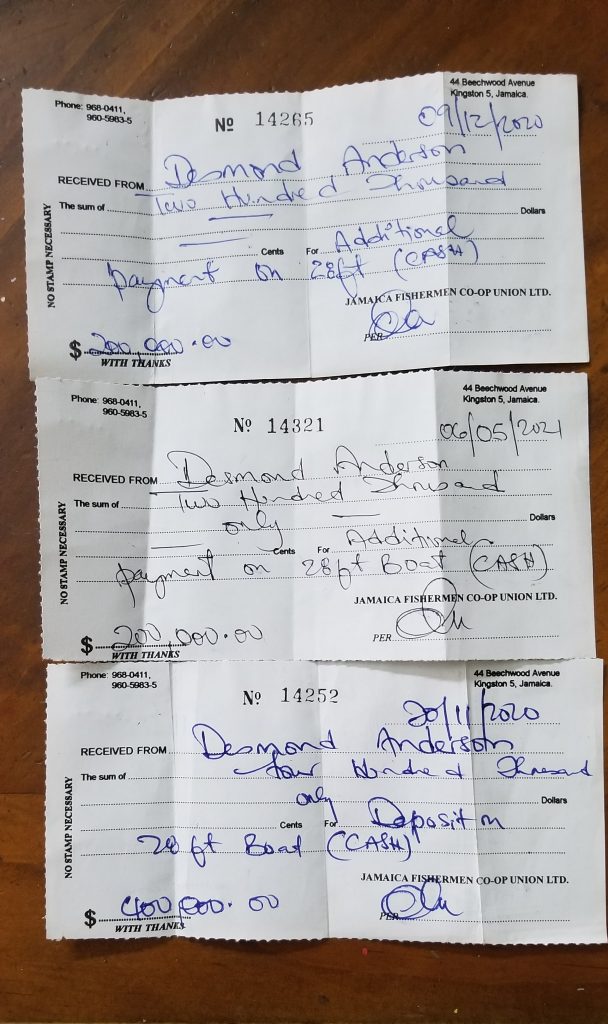 Receipt-for-payment-for-Fishing-boat – Fair Trading Commission